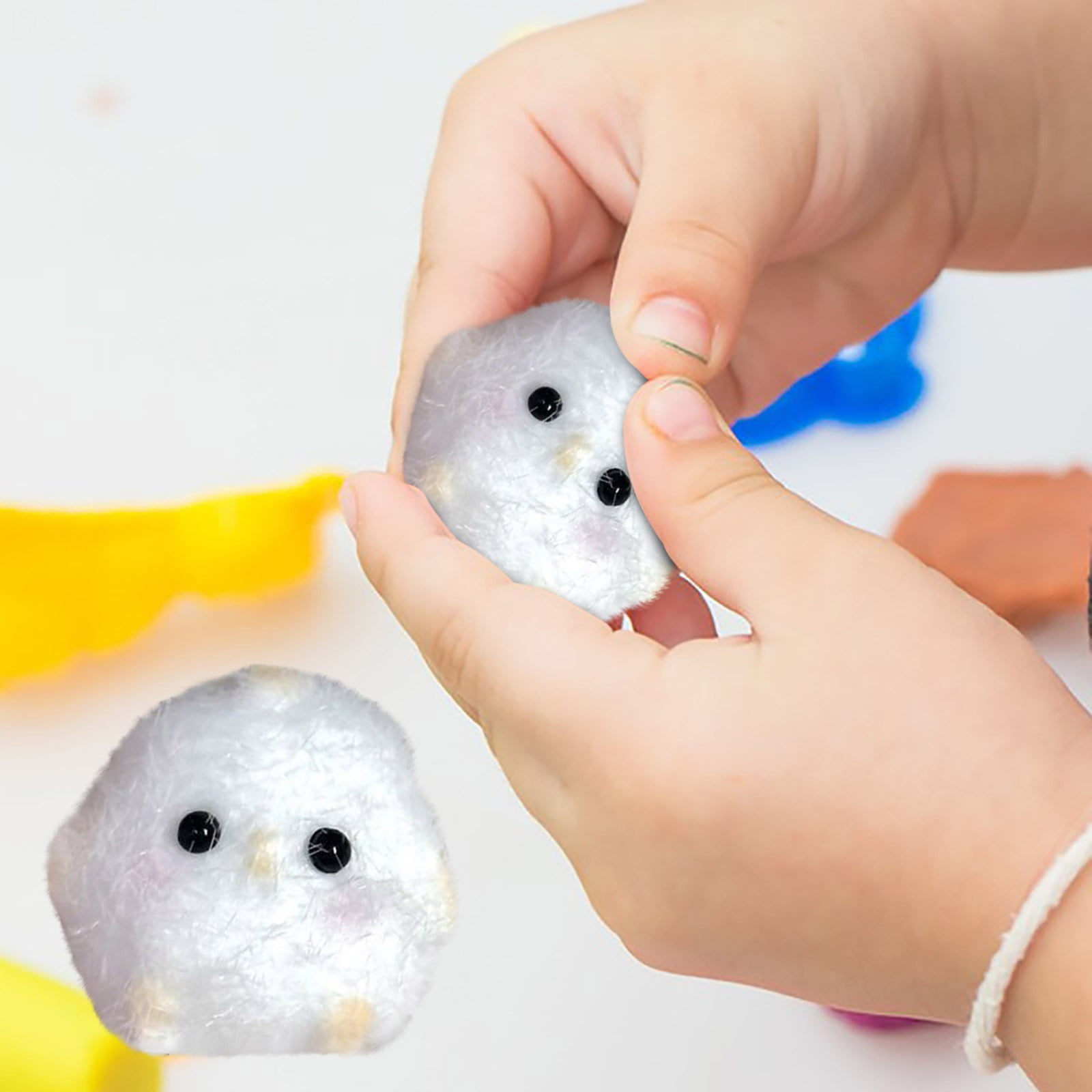 Fasiaou Mini Chick Press Toy Cute Soft Chicken Stress Relief Squishy ...