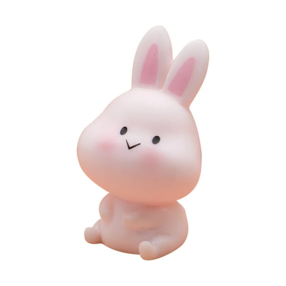 Fasiaou Mini Rabbit Miniauter Figures Resin Bunny Figures Micro Fairy ...