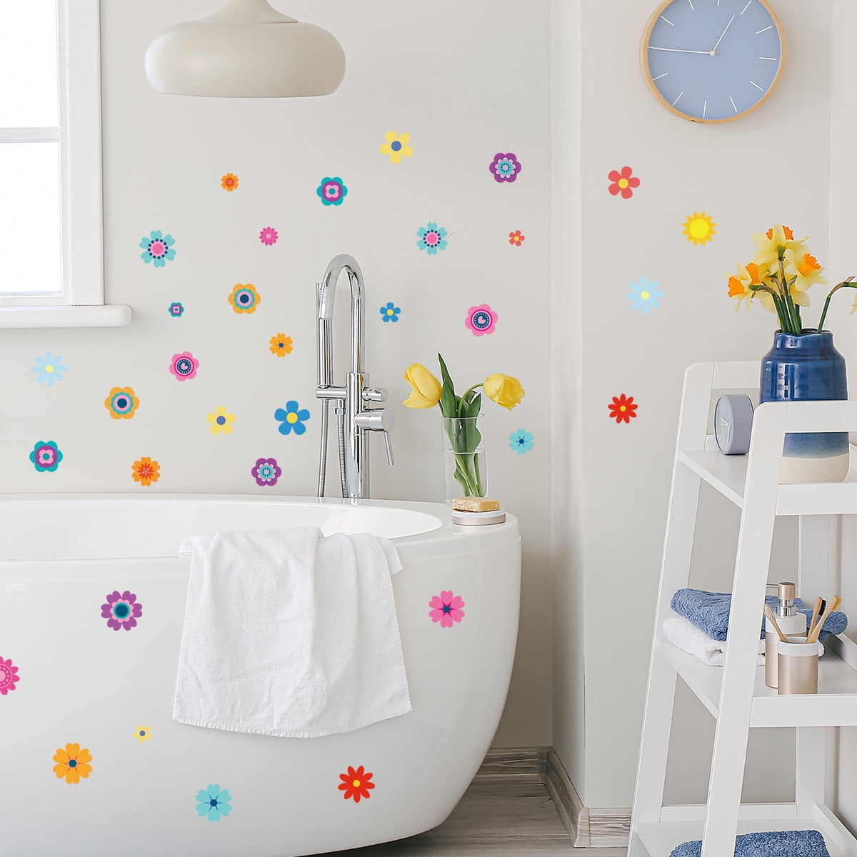 Fasiaou Non Slip Bathtub Stickers,Shower Stickers for Safety Bathroom ...