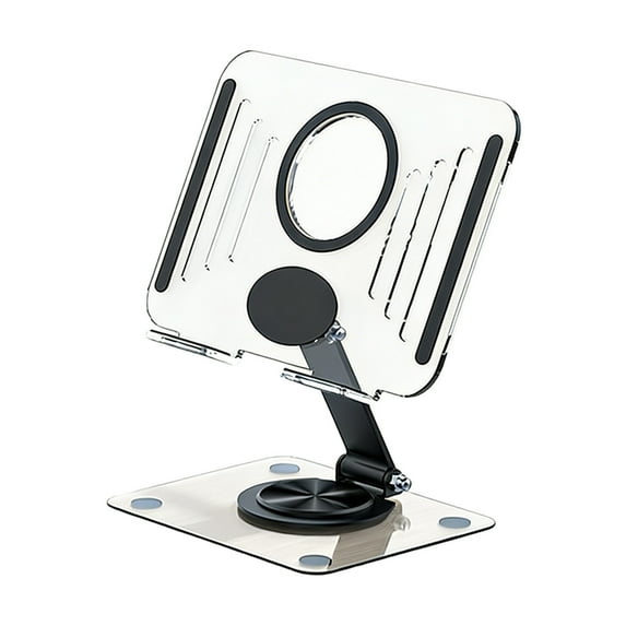 Fasiaou Rotating Desktop Tablet Stand with Portable Foldable Design for ...