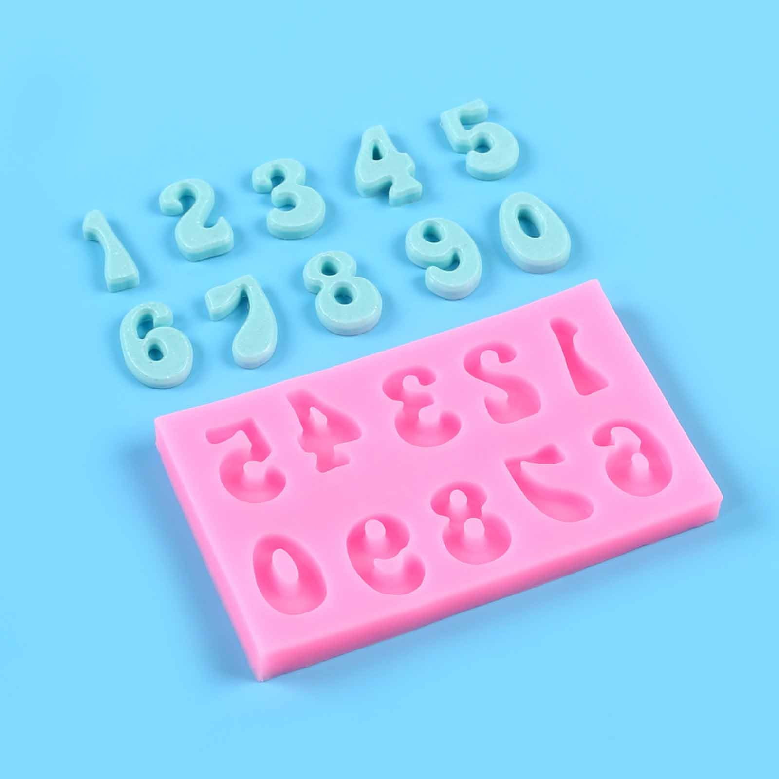 Fasiaou Silicone Letter Molds, Lowercase Uppercase Alphabet Letters and ...