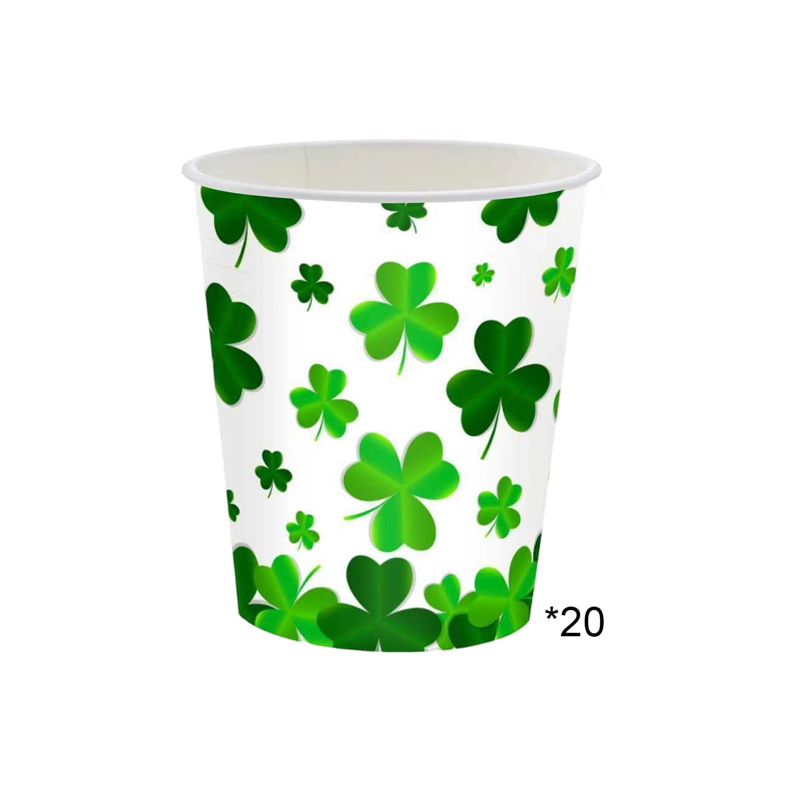 Fasiaou St. Patrick's Day Clover Themed Party Decoration Kit with ...