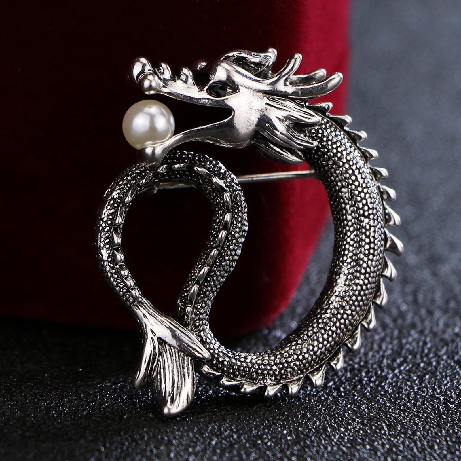 Fasijew Dragon Brooch Pin Vintage Brooch Vintage Brooch Chinese Style ...