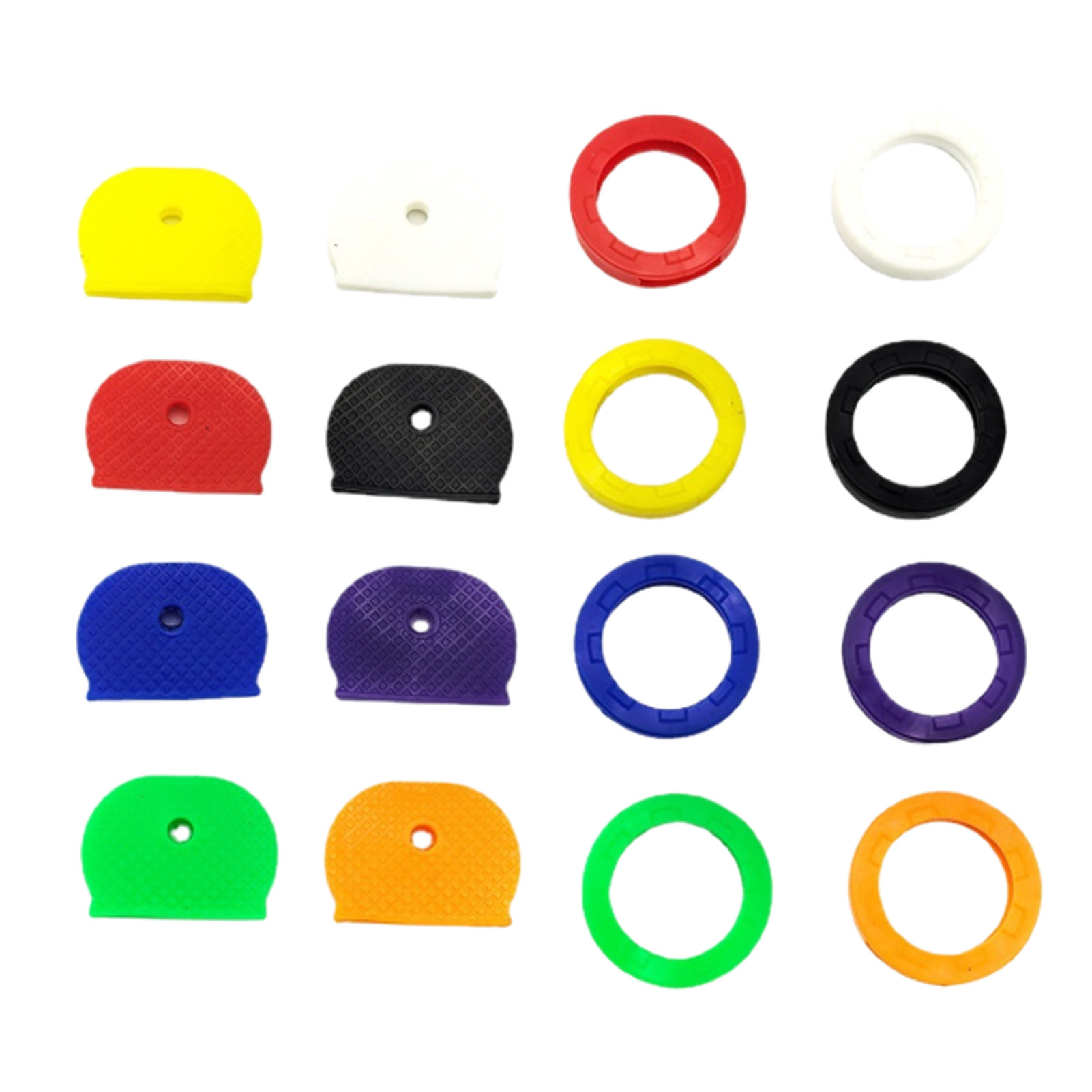 Fasijew Easy To Use Key Head Protector Colorful Key Covers 16Pcs/Set ...