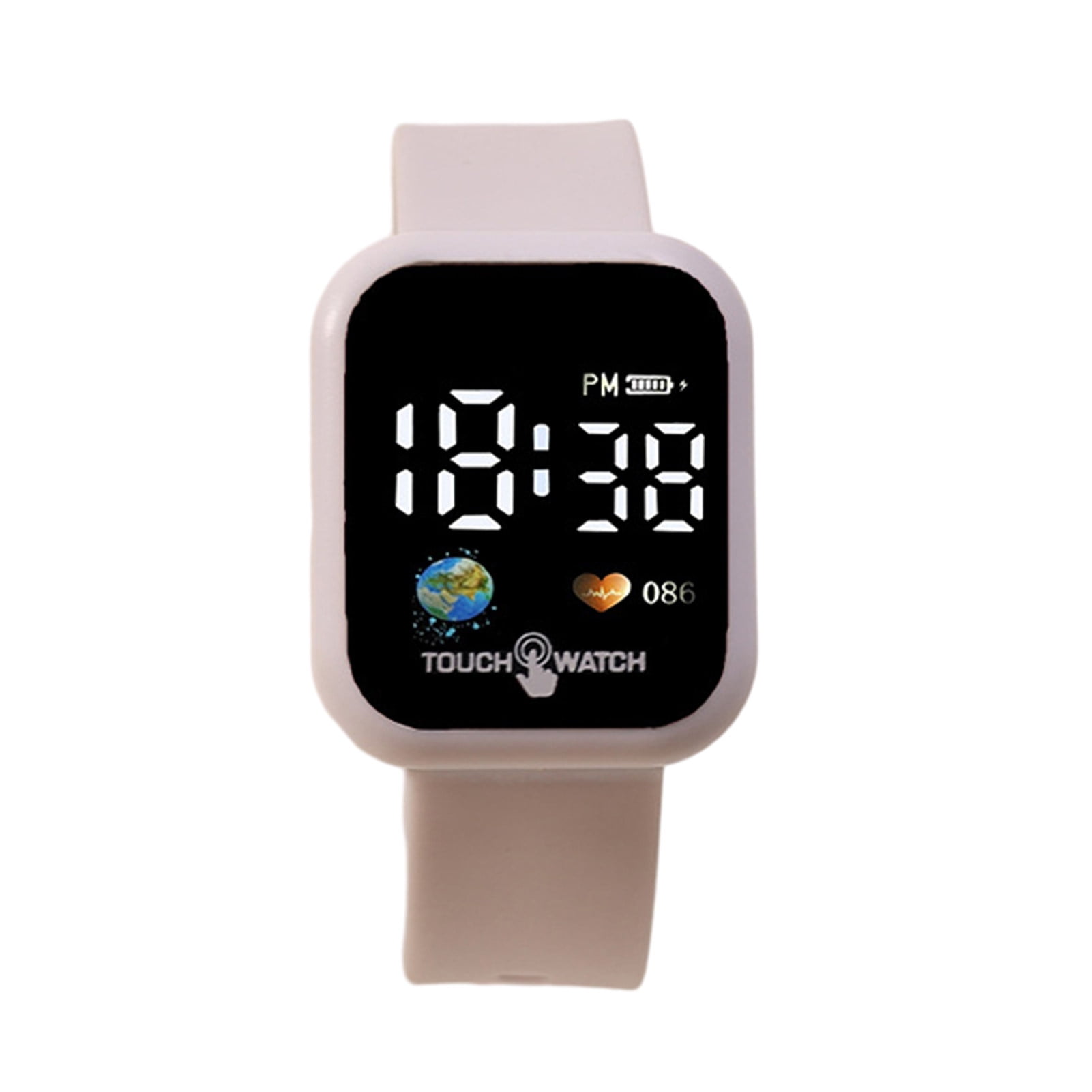 Fasijew Sporty Watch Square Dial Watch Earth Design Sport Watch Square ...
