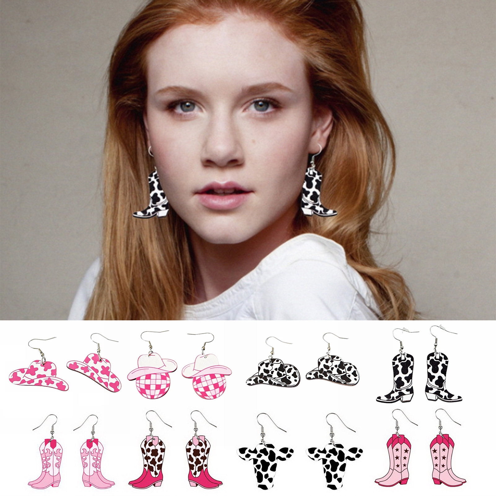 Fasijew Wooden Earrings For Women Stylish Everyday Earrings 541，Stylish ...