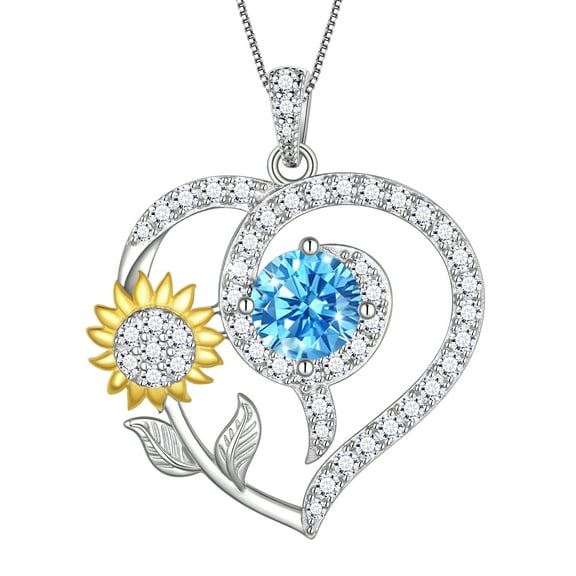 Tiny Silver Amethyst Necklace for Women, 5MM Purple Crystal Pendant ...