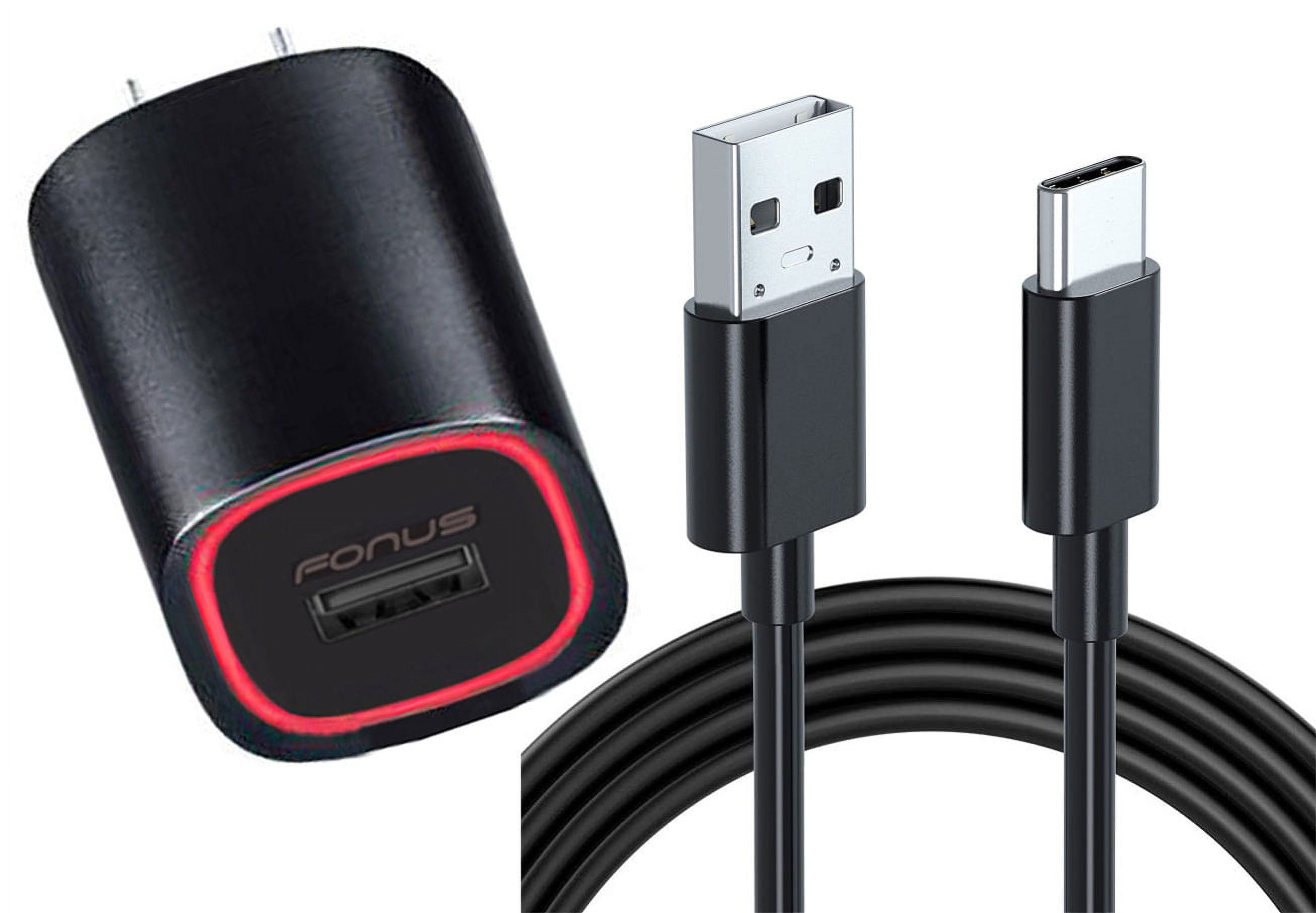 Fast 18W Home Charger for Google Pixel 9/Pro/XL - USB Cable 6ft TYpe-C ...