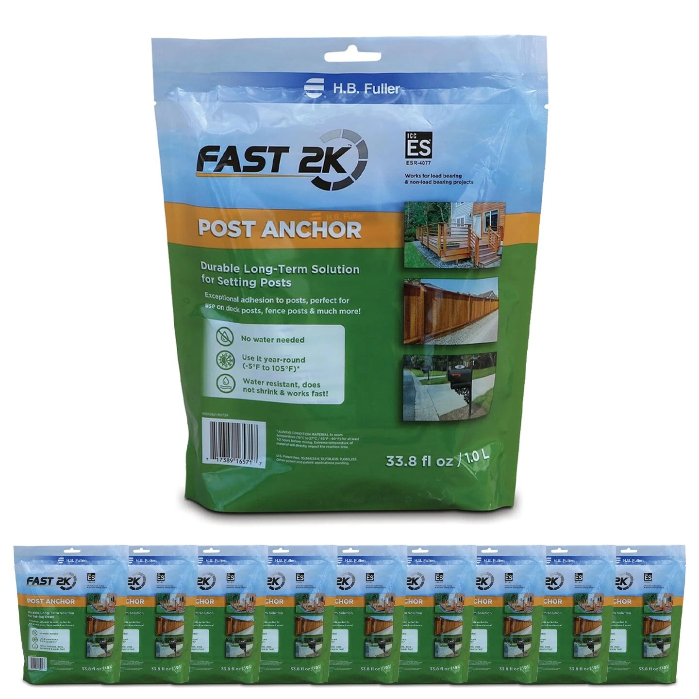 Fast 2K Post Anchor Mix | Expanding Foam Concrete Alternative for Deck ...