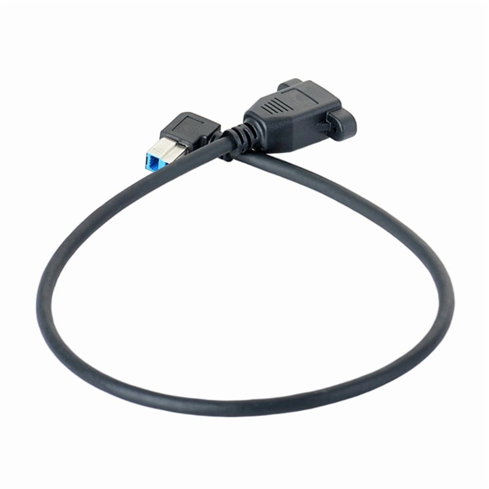 Fast 5Gbps USB 3.0 B Male To Female Extension Cord 20inch Panel Mount ...