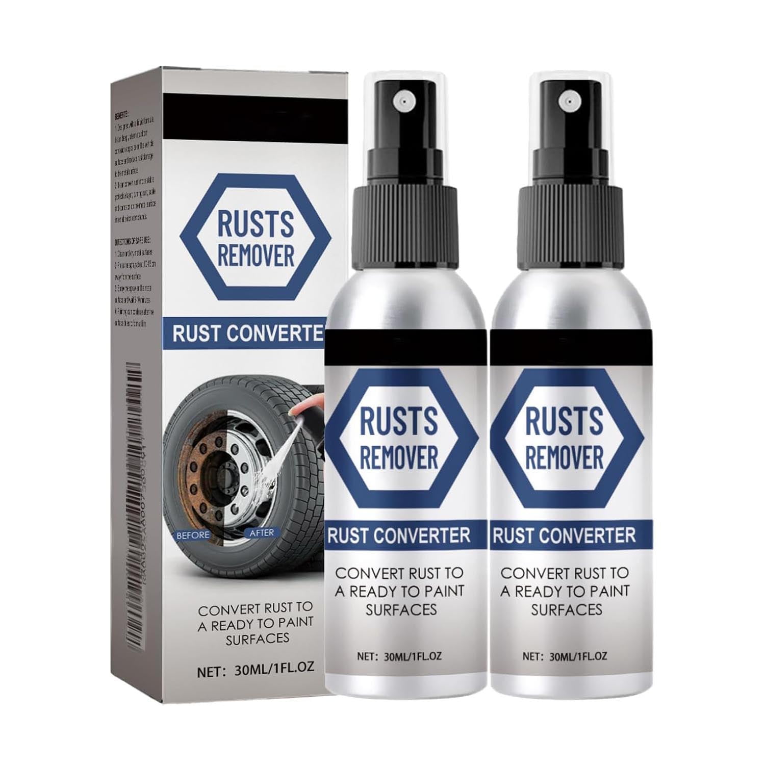 Fast-Acting 2.0 Rust Dissolver for Metal, Tools & Cars - Anti Rusts ...