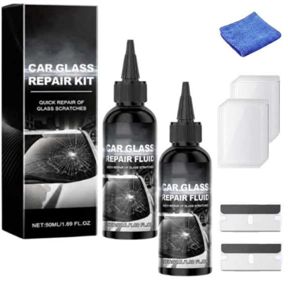 Fast-Acting Car Windshield Crack Repair Kit - Fast-Acting Windshield ...