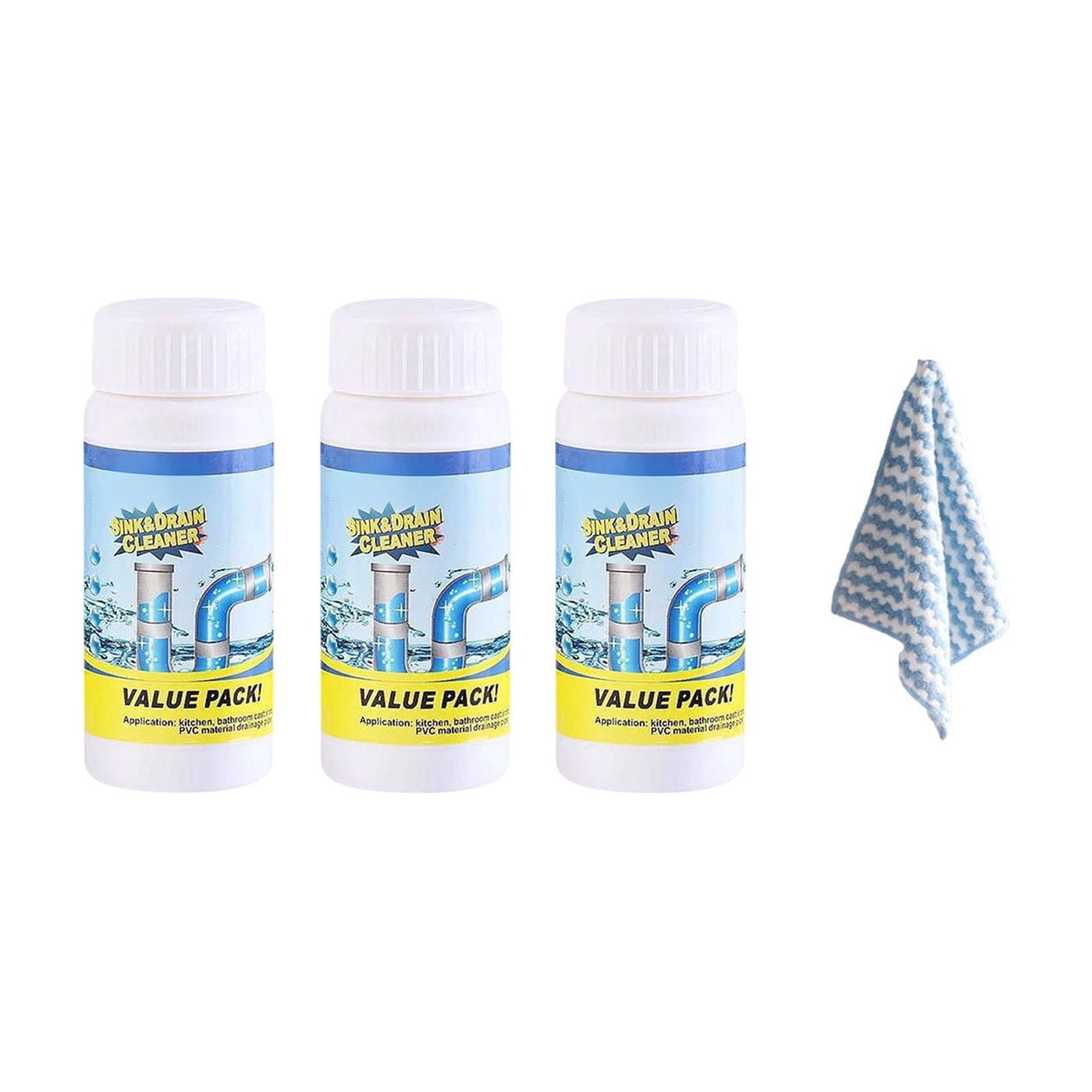 Fast Acting Enzyme Drain Cleaner, Foam Pipe Unblocker, Clog Remover for ...