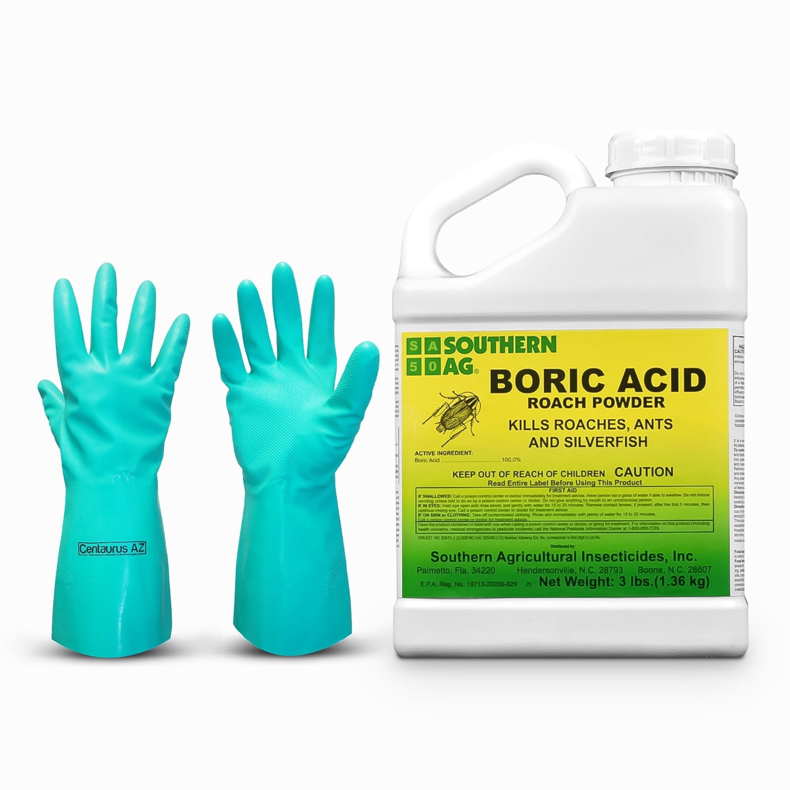 Boric Acid Roach Killer Southern AG-Pest Control Ant Killer 3,lb with ...