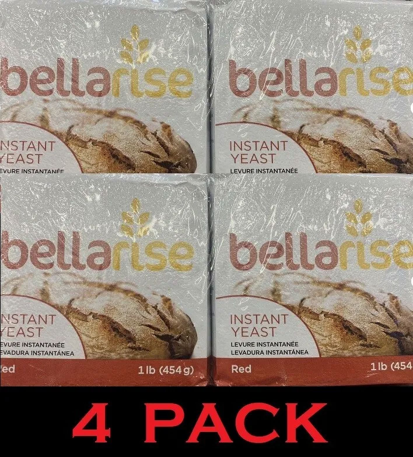 Fast Acting Red Instant Dry Yeast for Bread 1 Lb - 4 PACK - 4 Lbs ...