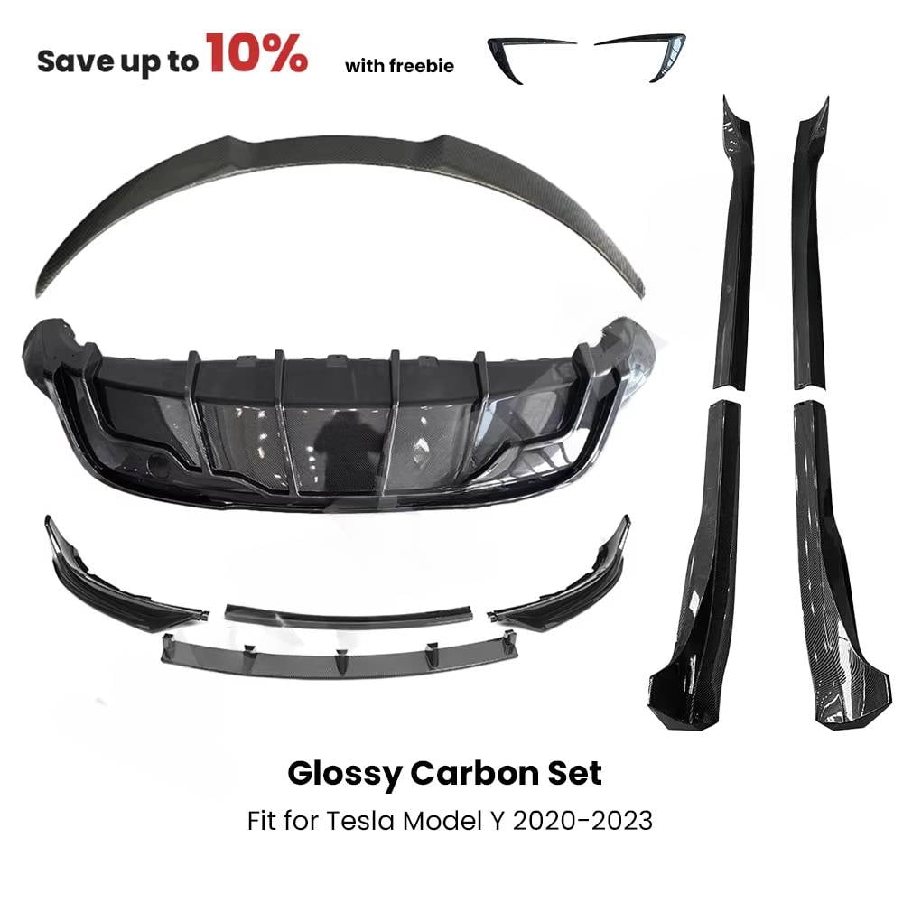 Fast Aero Tesla Body Kits For Model 3 Y 2017- 2023 Tunning Glossy ...