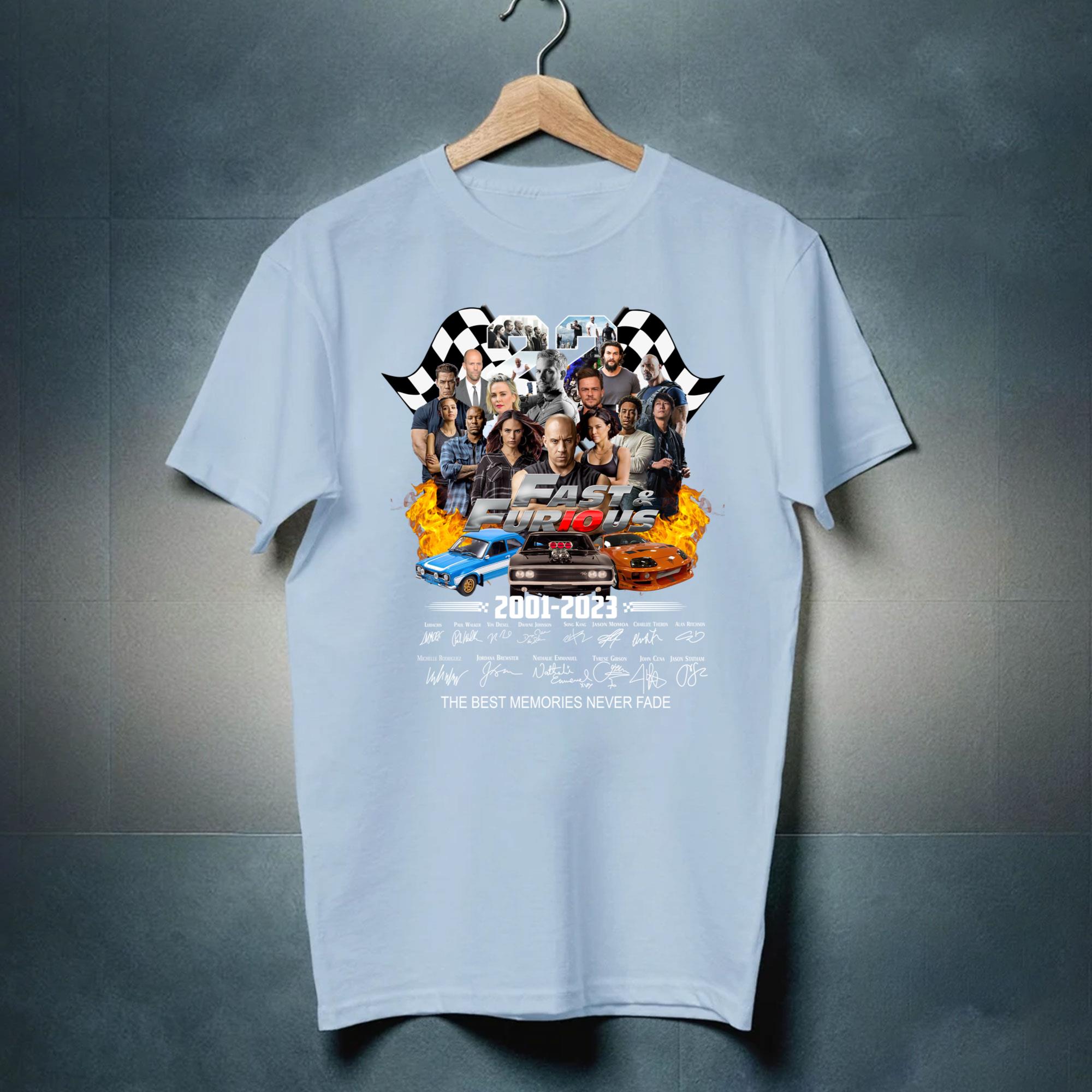 Fast And Furious Shirt, 22 Years Of The Fast And Furious Shirt, Fast X ...