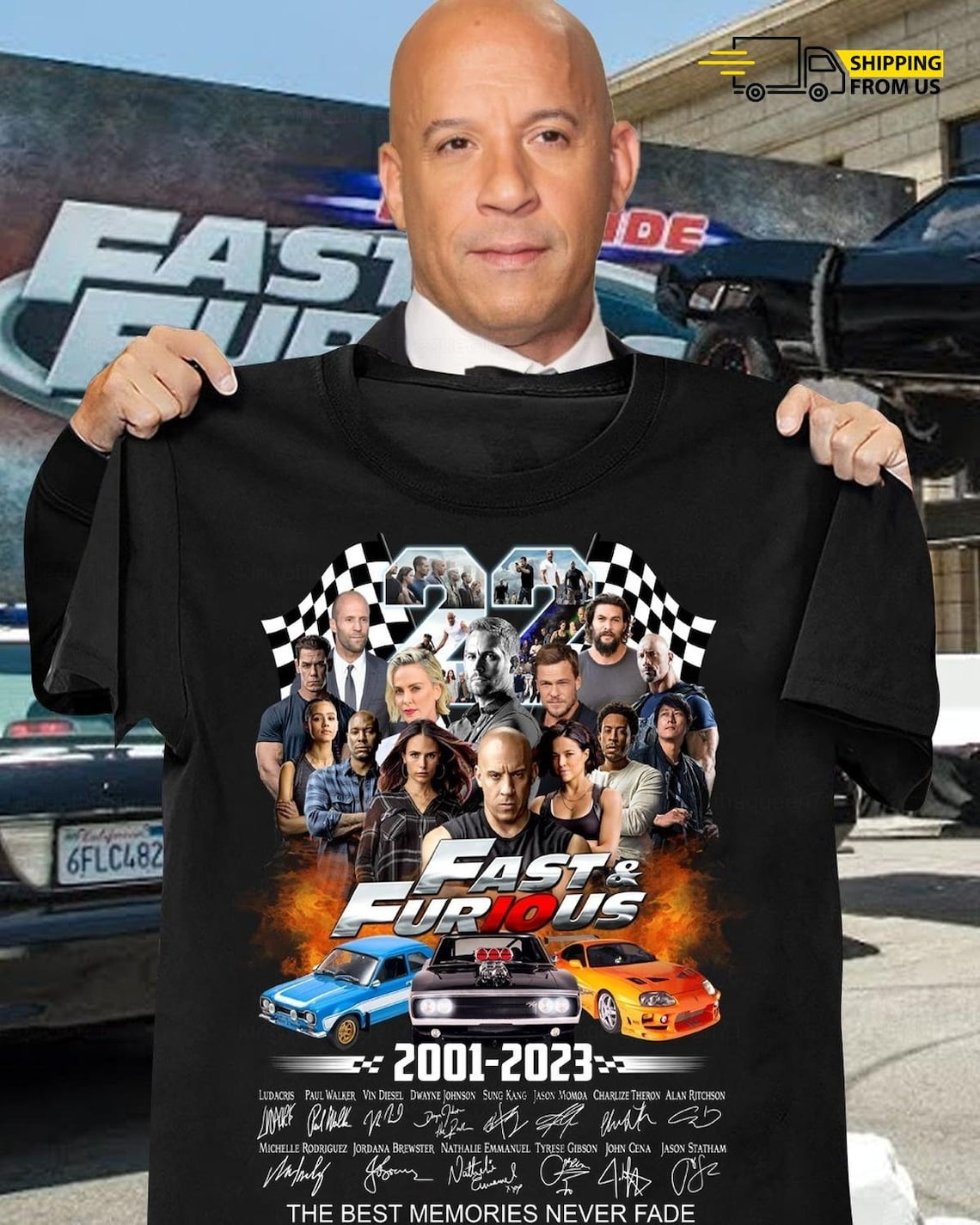 Fast And Furious Shirt, 22 Years Of The Fast And Furious Shirt, Fast X ...