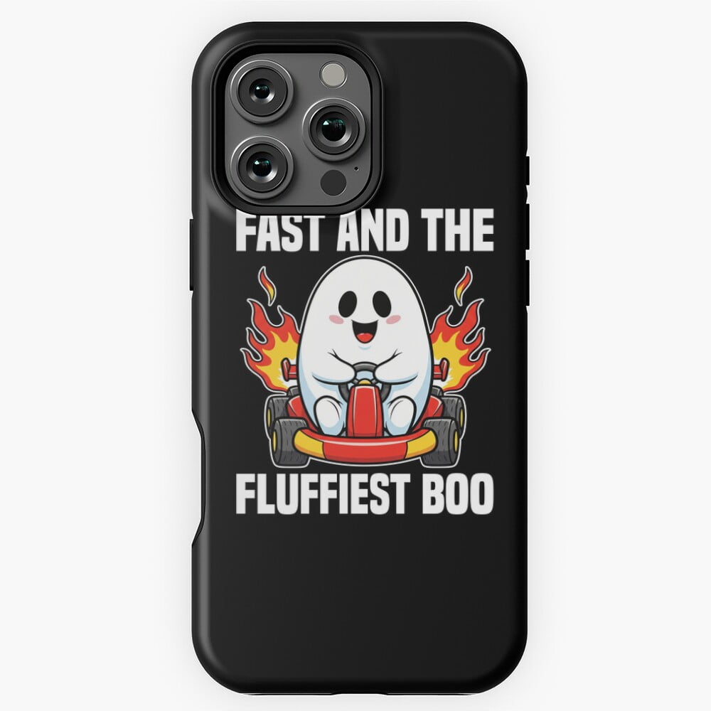 Fast And The Fluffiest Boo Ghost Phone Case for iPhone 16 15 14 13 12 ...