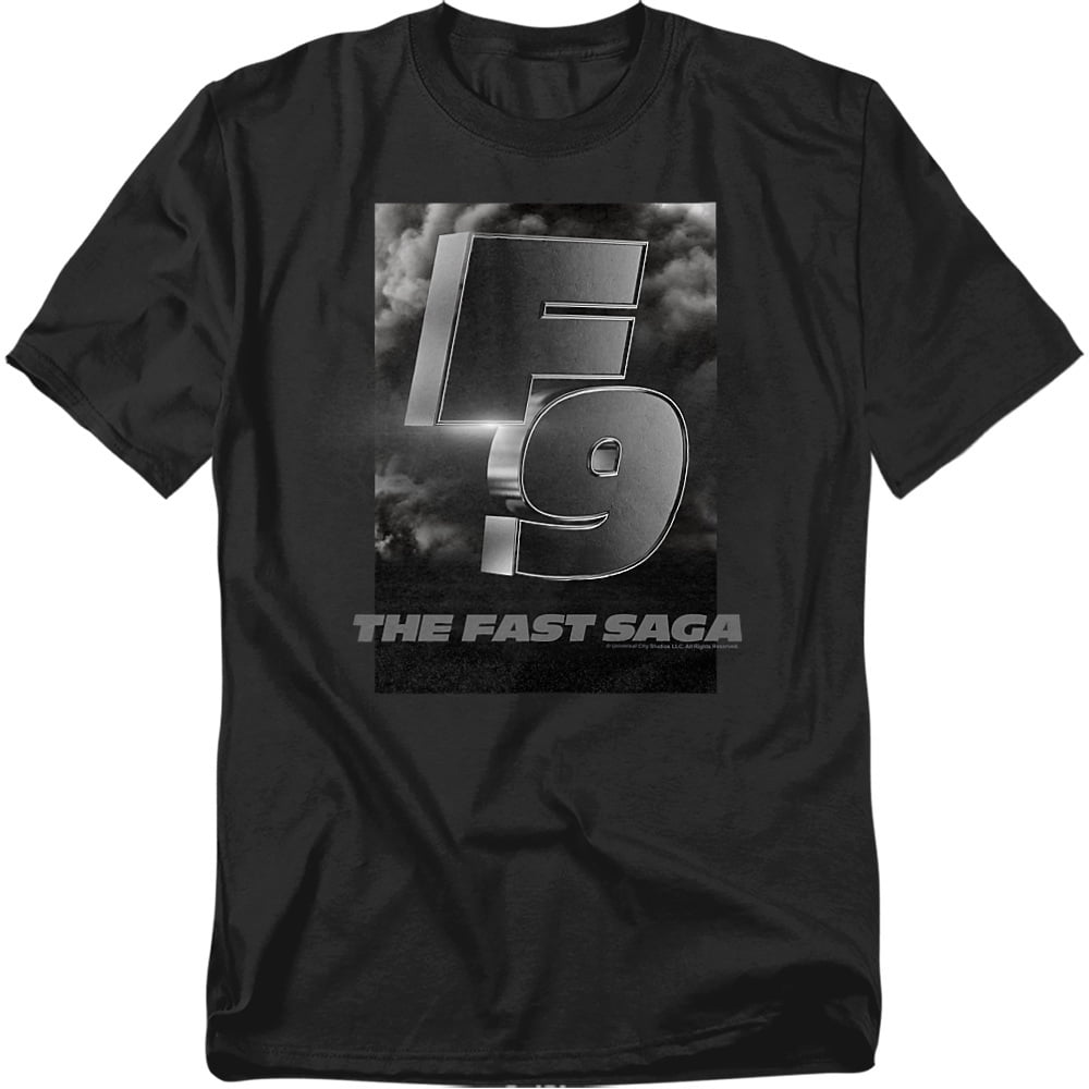 Fast And The Furious 9 T-Shirt F9 Smoke Logo Unisex Graphic Tee For Men ...