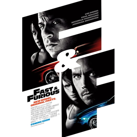 Fast And The Furious Movie Poster 24x36 Art Poster 24x36 Multi-Color ...