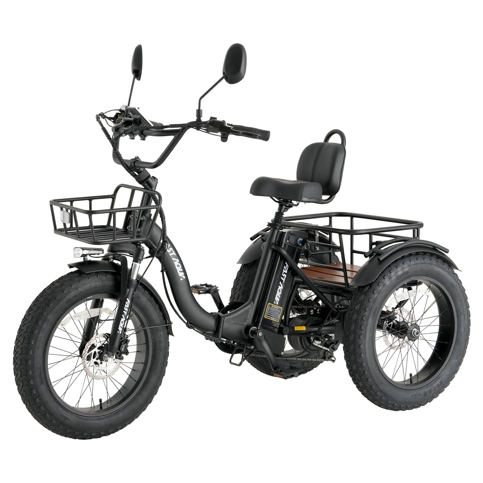 Skeri Electric Tricycle for Adults, 750W(Peak 1350W) Motor, 48V13Ah ...