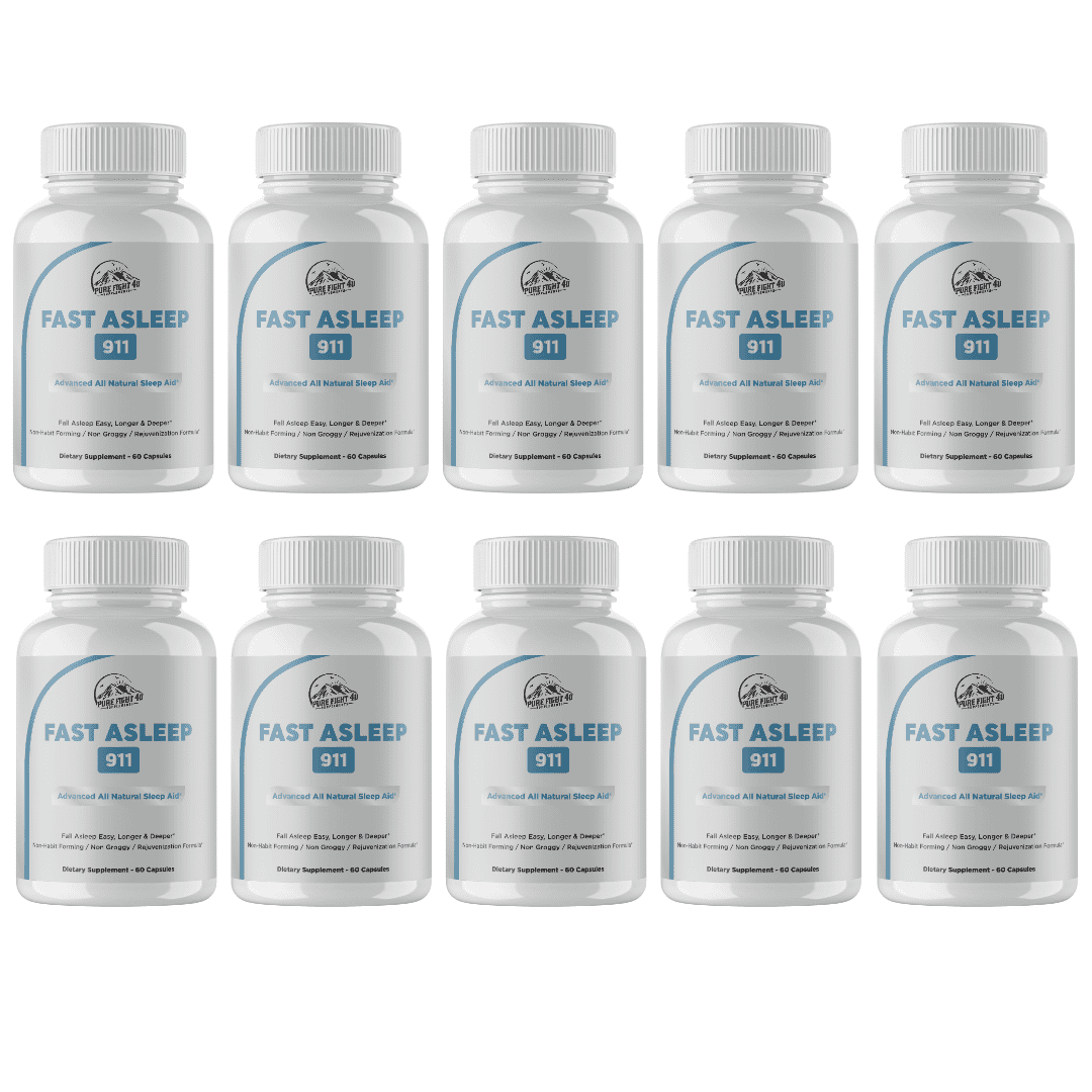 Fast Asleep 911 - Advanced All Natural Sleep Aid - 10 Bottles 600 ...