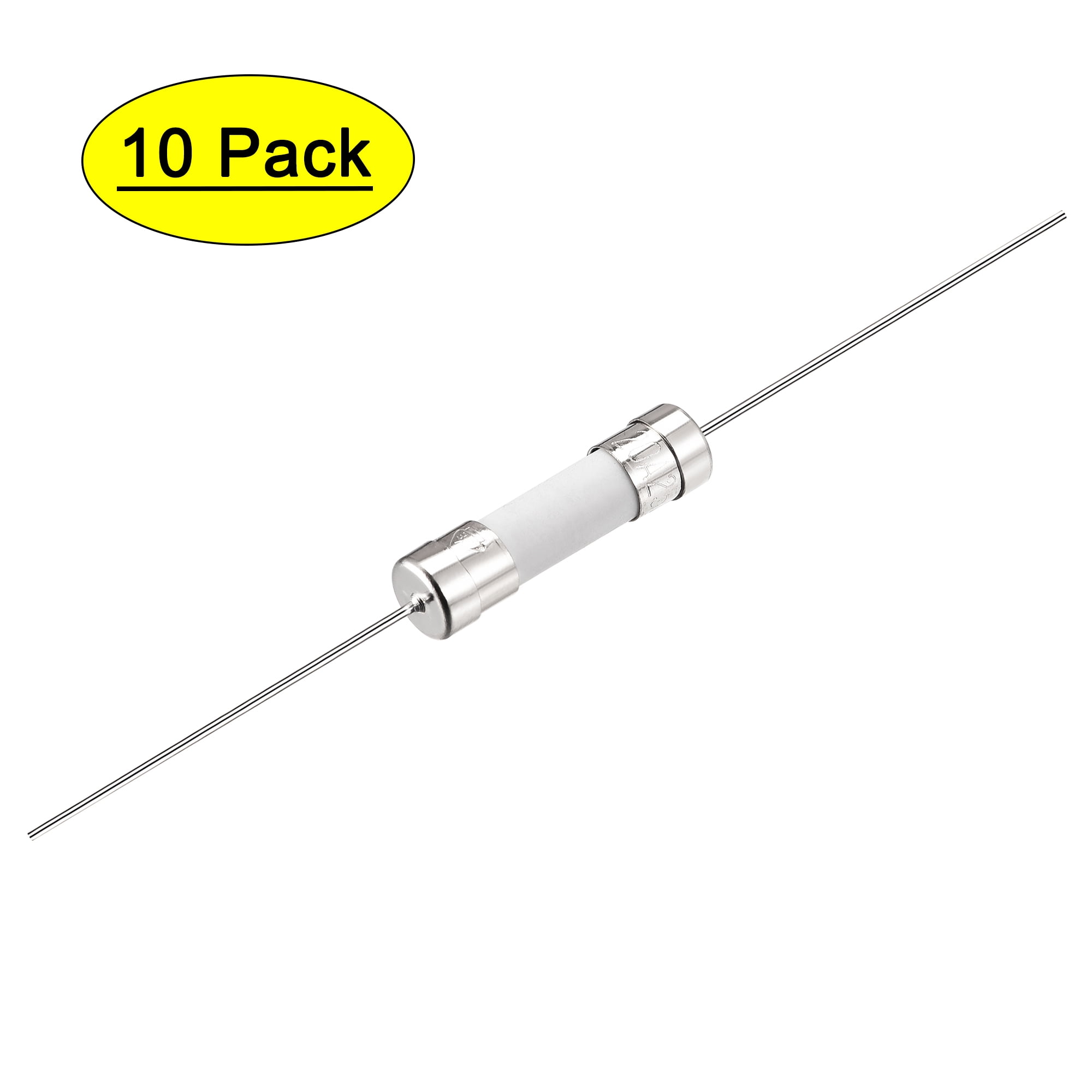 Fast Blow Fuse Lead Wire Ceramic Fuses 5mm x 20mm 250V F20A, 10Pcs ...