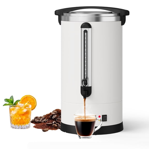 Commercial Coffee Urn 80 Cup, 12L / 3.2 Gal Stainless Steel Insulated ...