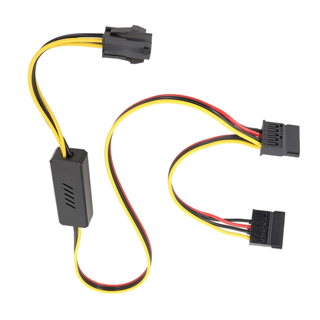 Fast CPU 4PIN to SATA Power Cable 12 Pin To Sata Hard Drive Cable ...