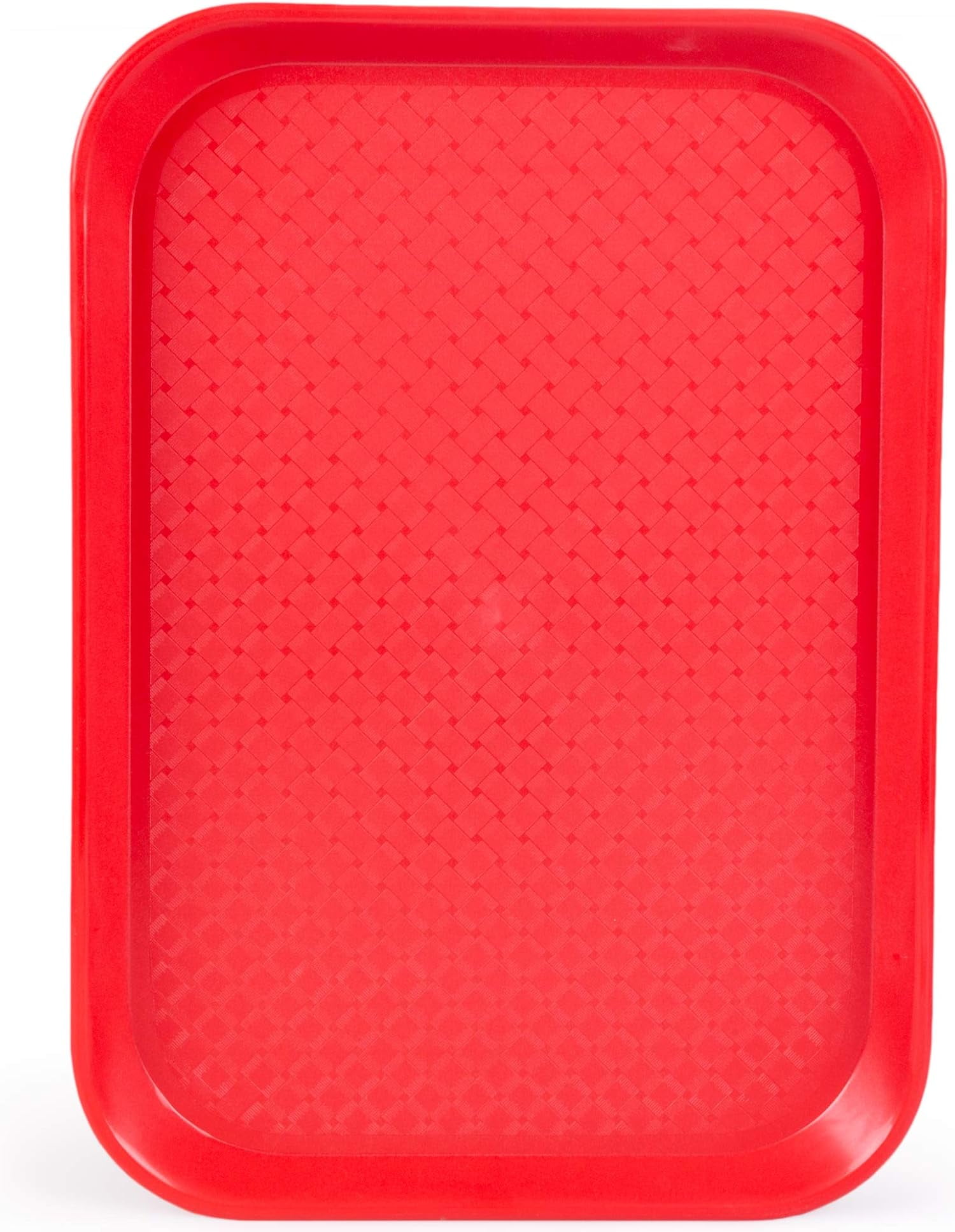 Fast Cafeteria Tray | 10 x 14 Rectangular Textured Plastic Serving TV ...