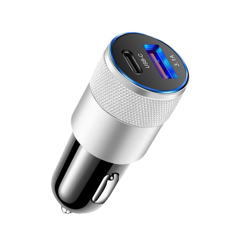 Fast Car Charger USB + TYPE C Universal Socket Adapter For iphone ...