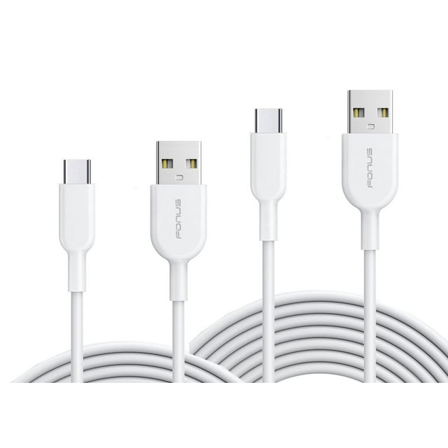 Fast Charge 3ft and 6ft Long USB-C Cables for Samsung Galaxy S25/Ultra ...