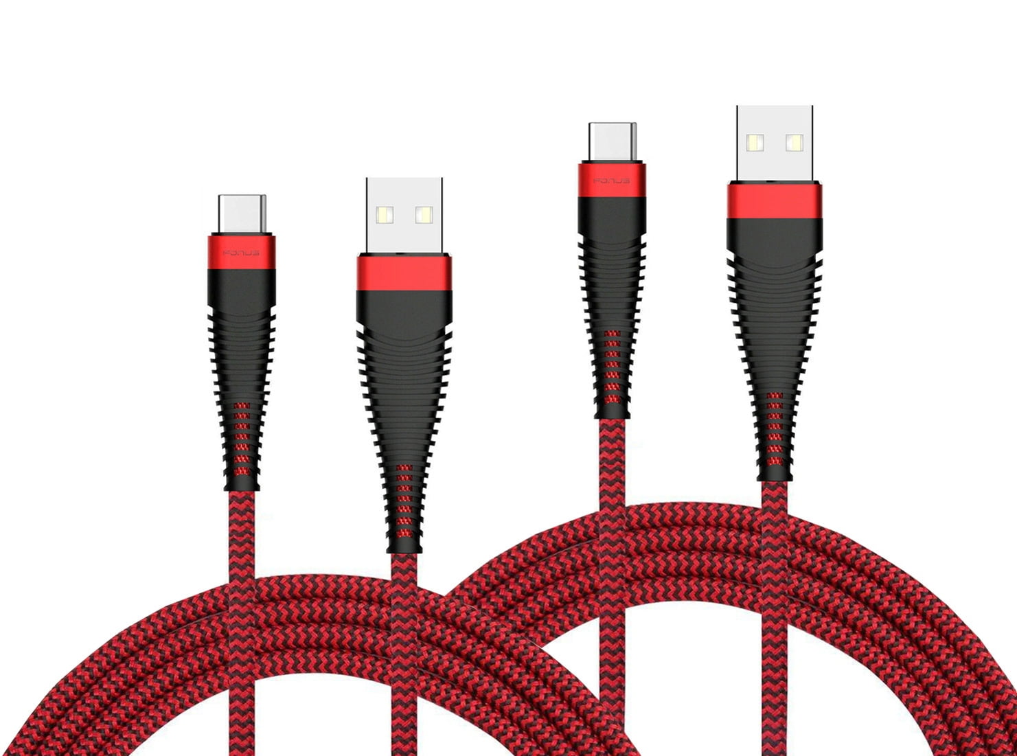 Fast Charge 6ft and 10ft Long USB-C Cables for Nokia XR21, T21, X100 ...