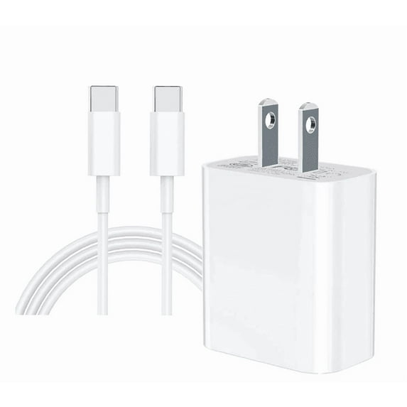 For iPhone 15 16 Android Phone Fast Charger 20W PD USB C Wall Charger with 6FT Fast Charging ...
