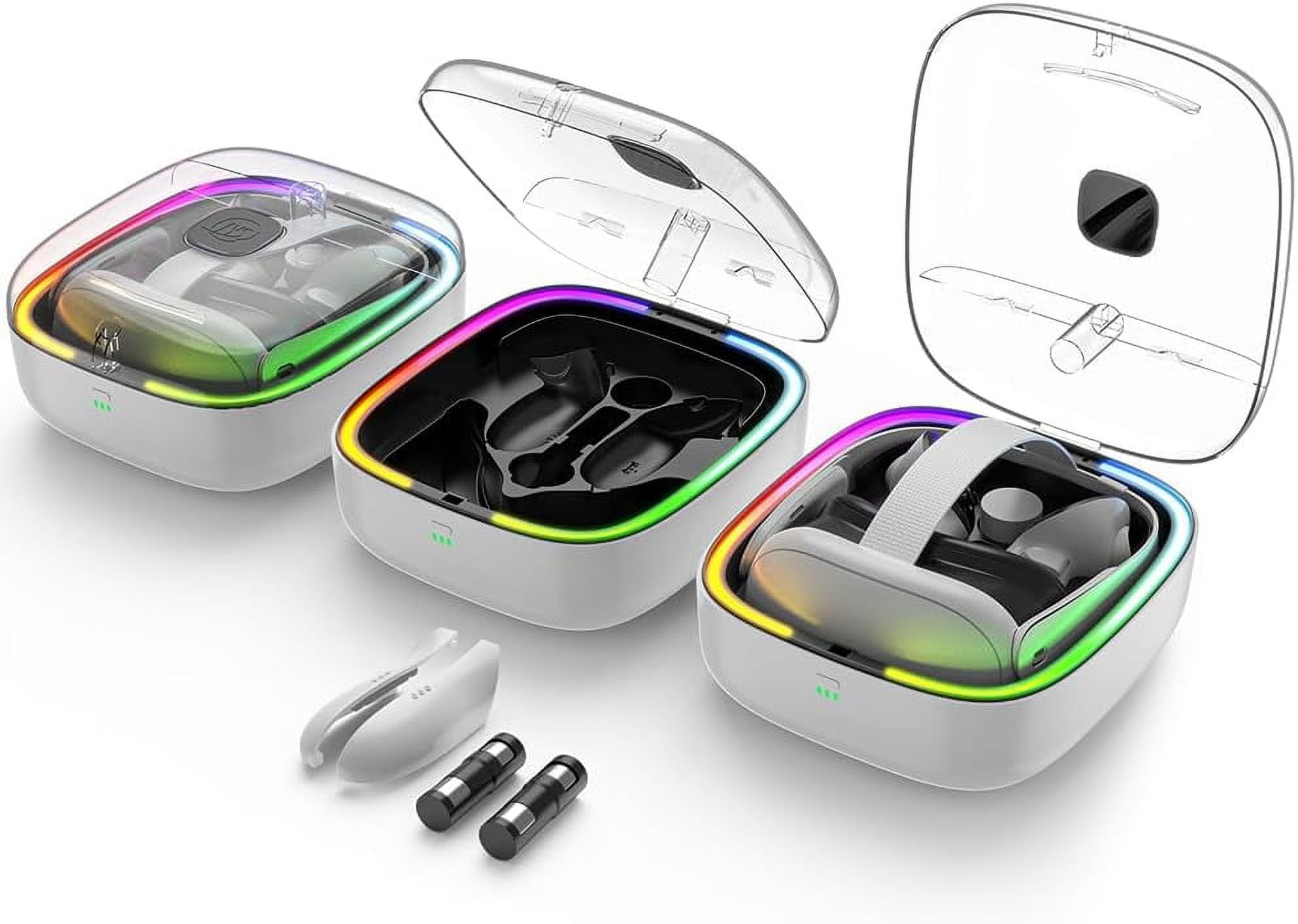 Fast Charger Station Base for Meta Quest 3S/3, Portable Charging ...