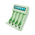 Fast Chargers Adapter For 2A 3A Rechargeable Batteries With 4 Slots LCD ...