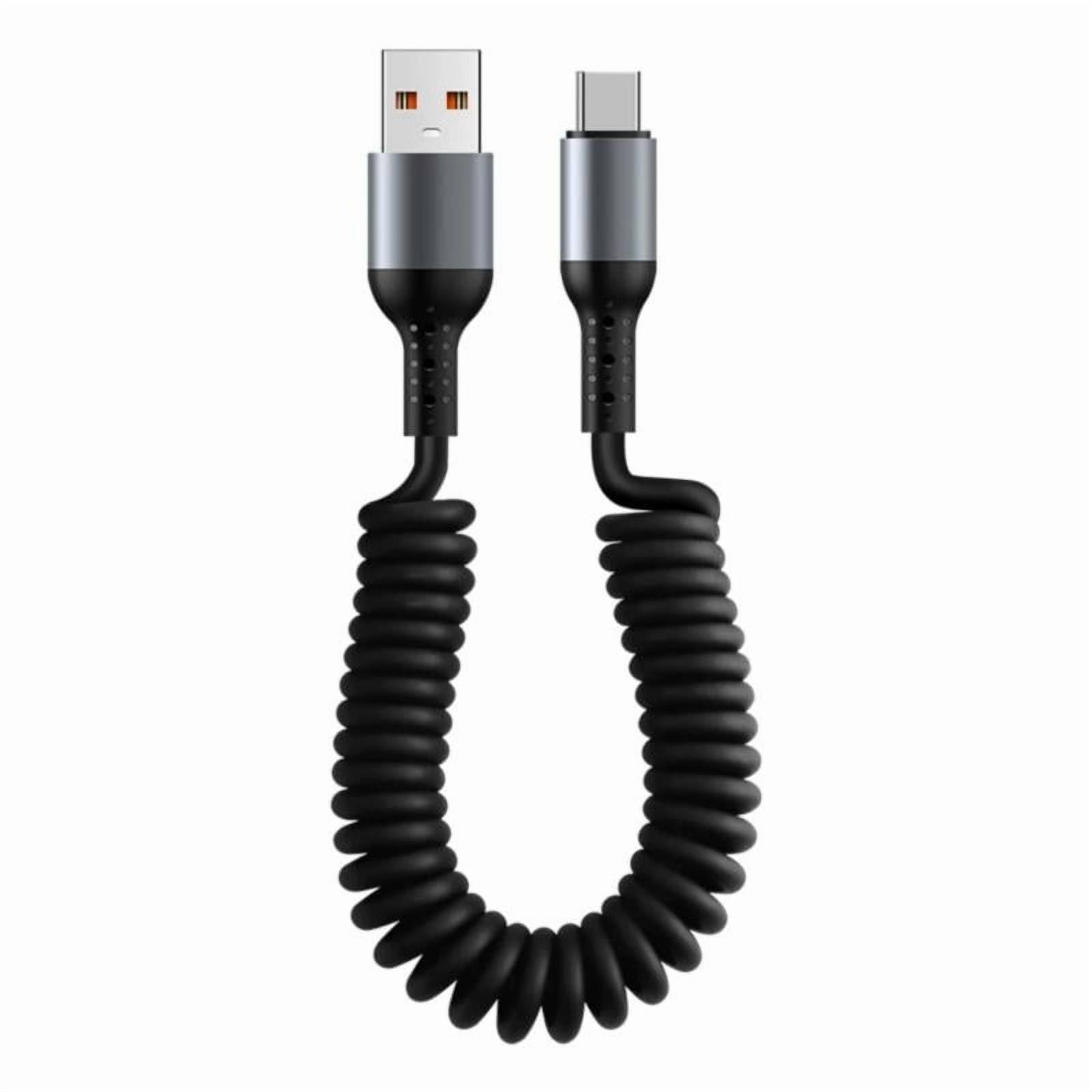 Fast Charging Cable IType C Charger Spring Loader 100W IRetractable UB ...