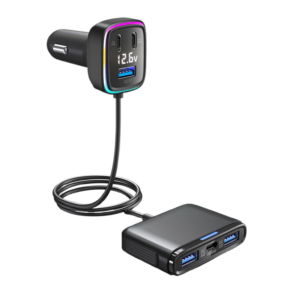 Fast Charging Car Charger With Digital Display Multi Stable Port S6R9 ...