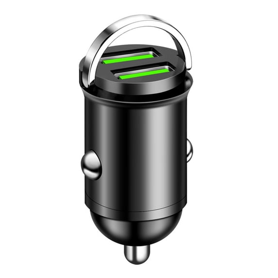 Fast Charging Dual Port Usb Car Charger Adapter Compatible With 12V 24V ...