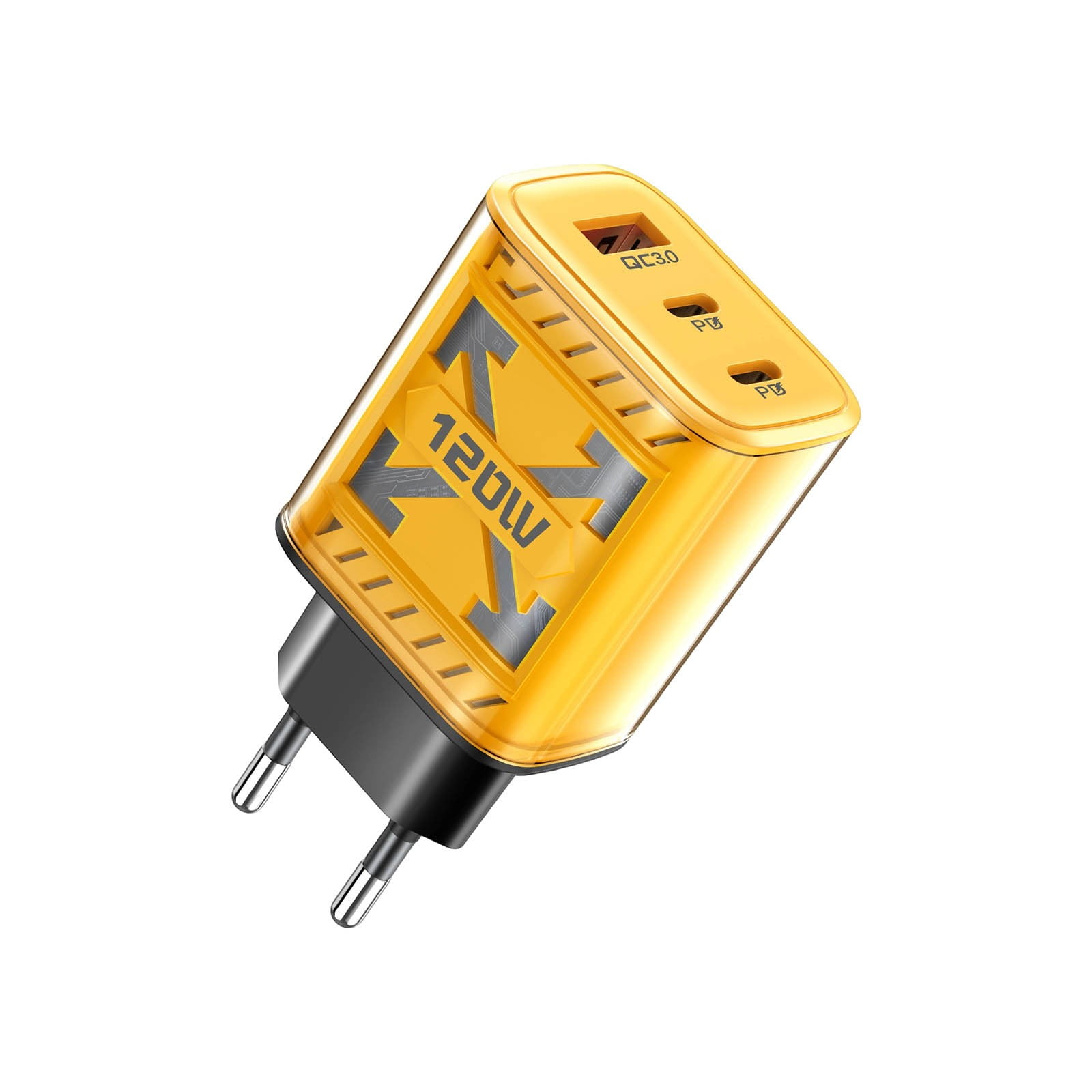 Fast Charging EU Power Adapter Phone Charger with Compact Design ...