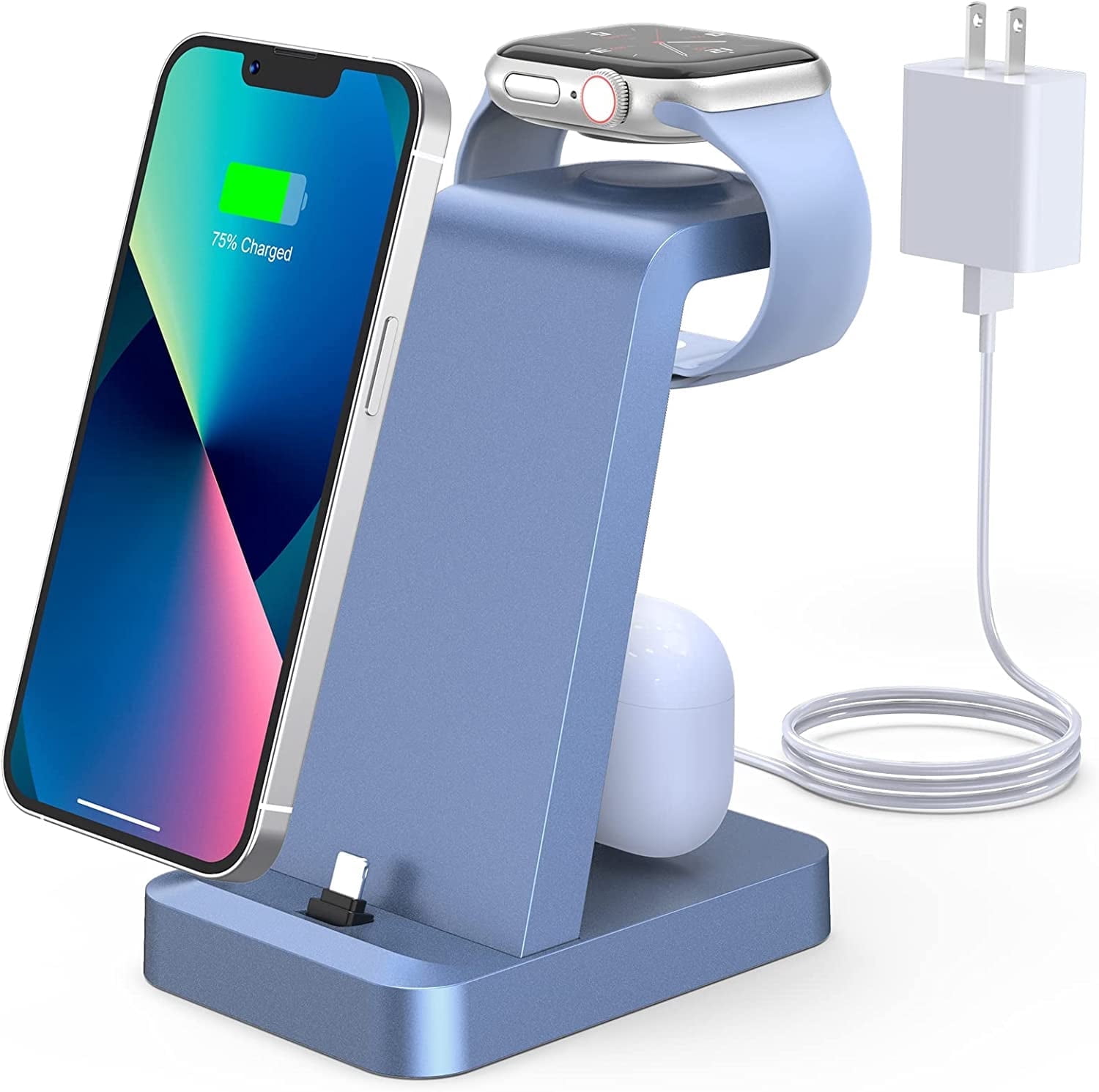 Fast Charging Station for iPhone - ETEPEHI 3 in 1 Wireless Charger ...