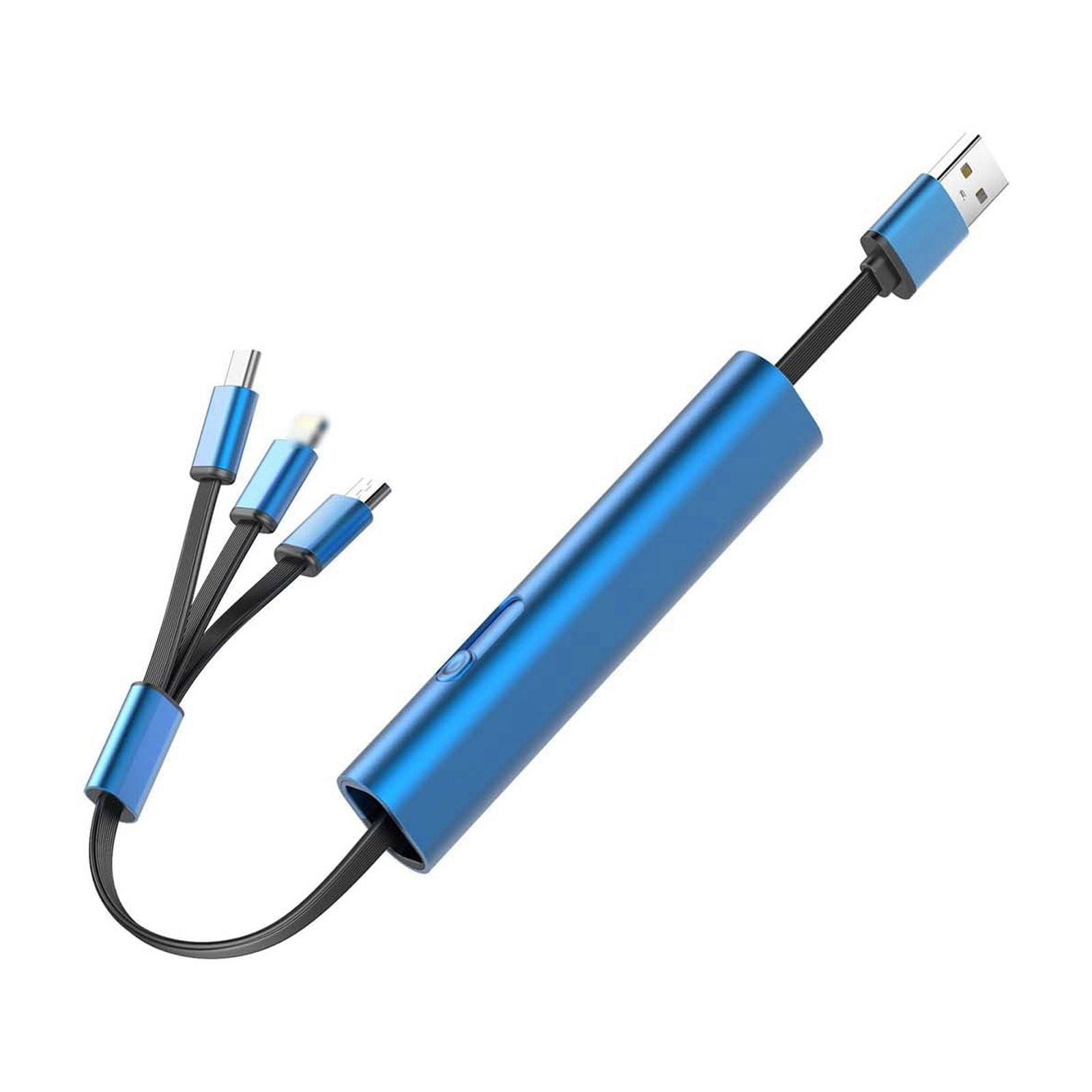 Fast Charging USB Retractable Durable Universal Compatible with All Devices High Speed Data Sync ...