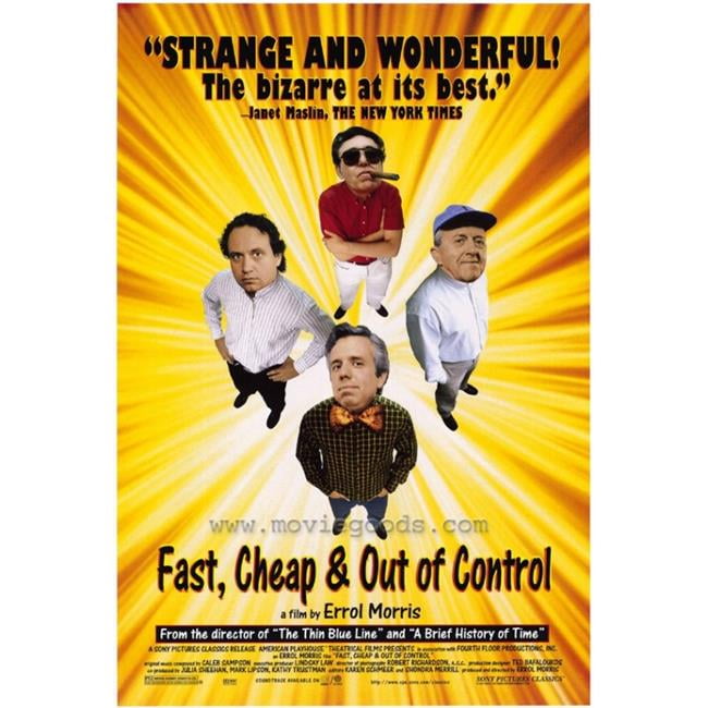 Fast Cheap & Out of Control Movie Poster - 27 x 40 in. - Walmart.com