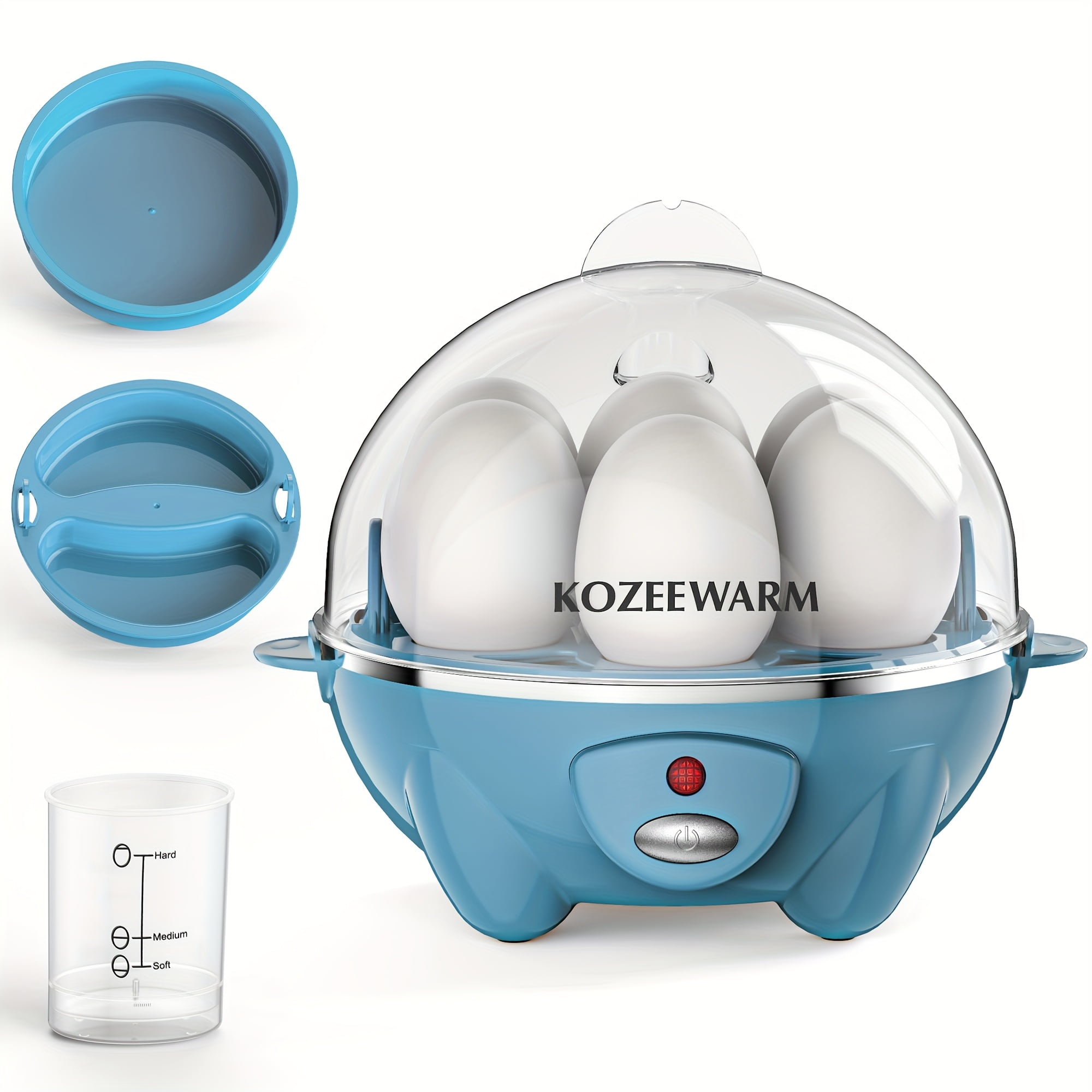 Fast Double Layer Egg Cooker Suitable for Boiled, Scrambled, Steamed ...