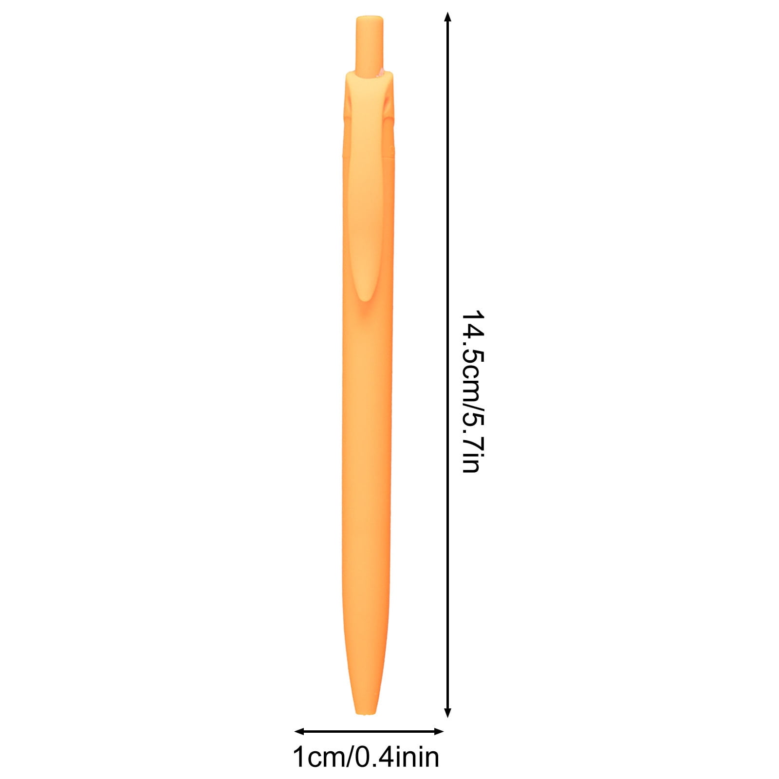 Fast-Dry Colored Gel Pen 0.5mm, Transparent Retractable Silent Gel Pen ...