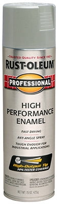 Fast Dry Professional 15 OZ Light Machine Gray Gloss Spray Enamel Glos ...
