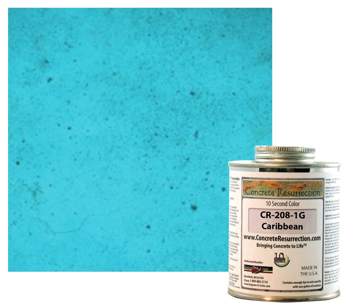 Fast Drying Concrete Stain-Professional-Easy to Use 400-600sq ft ...