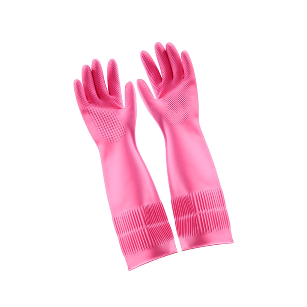 Fast Drying Dishwashing Gloves Long Cleaning Gloves for Kitchen ...
