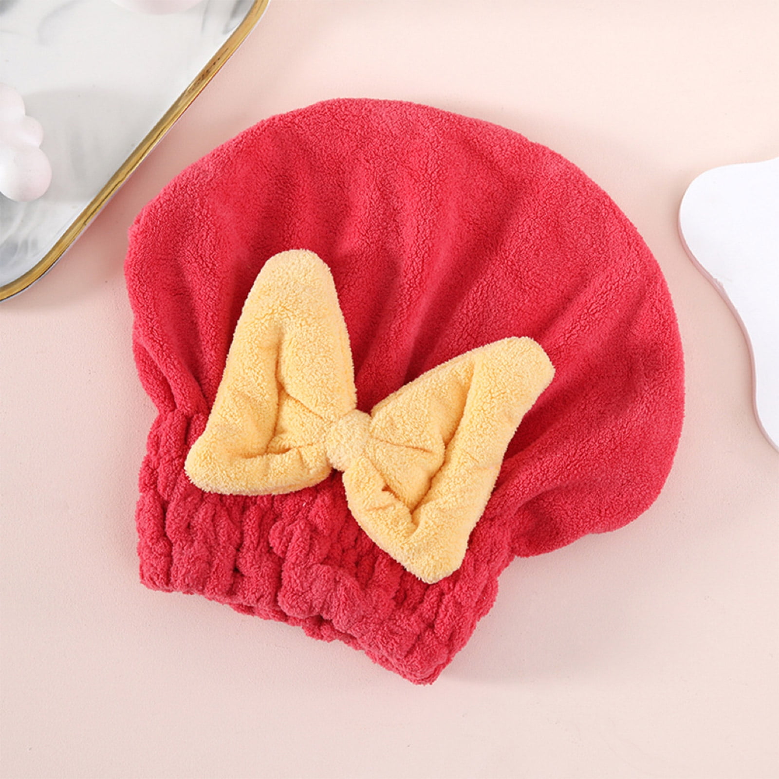 Fast Drying Hair Cap Thickened Absorbent Head towel Wrap for Women ...
